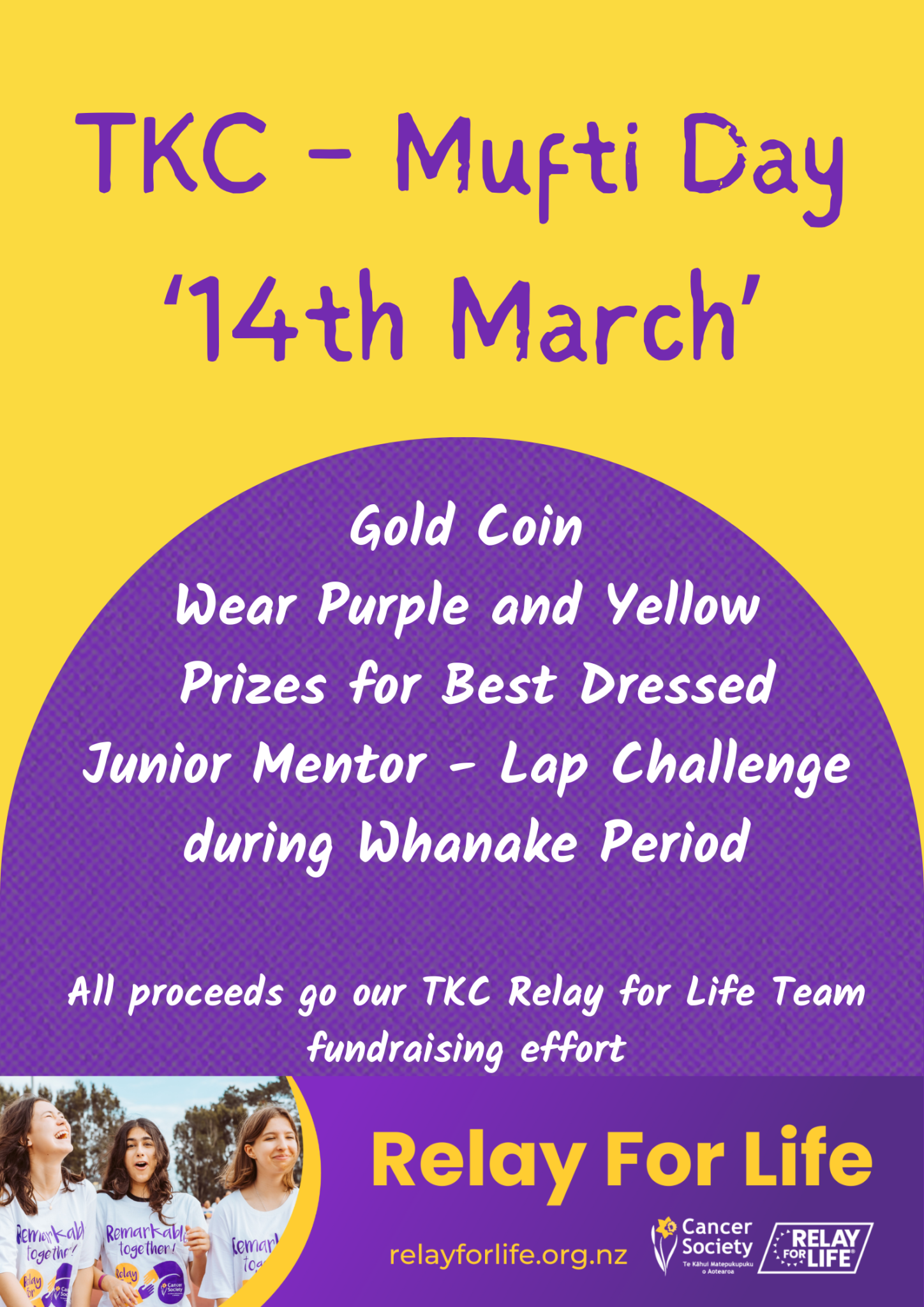 Mufti Day Reminder - Te Kauwhata College